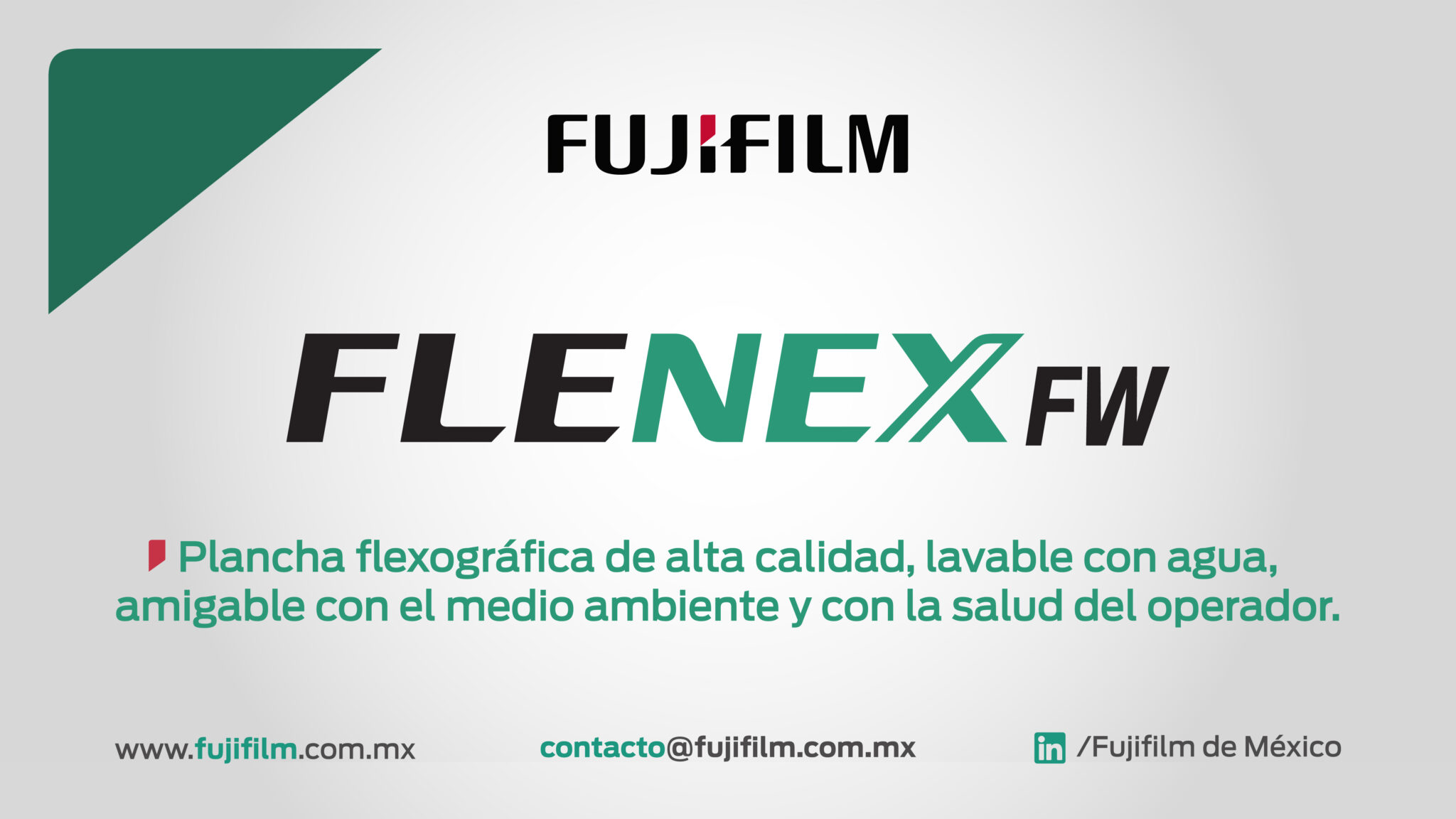 FLENEX FW PLANCHA FLEXOGRÁFICA LAVABLE CON AGUA | Label Pack